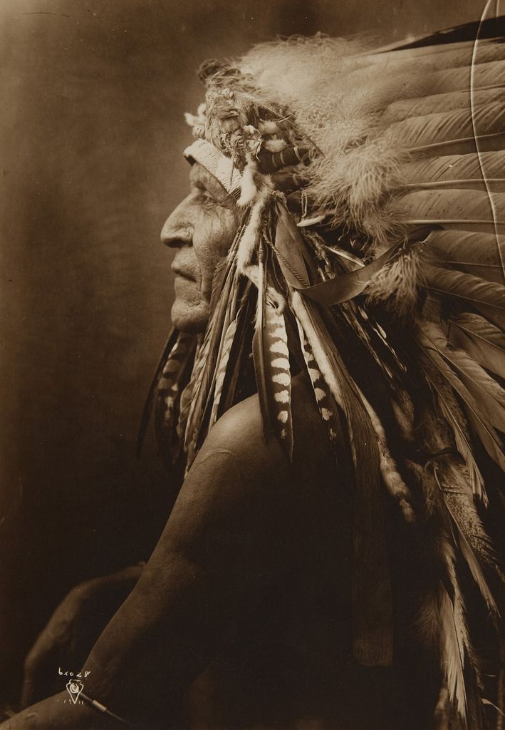Native American Side Profile Native American Chief Side Face By Marian